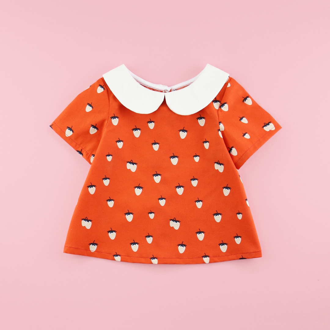 Peter Pan Collar Top PDF Sewing Pattern - Etsy