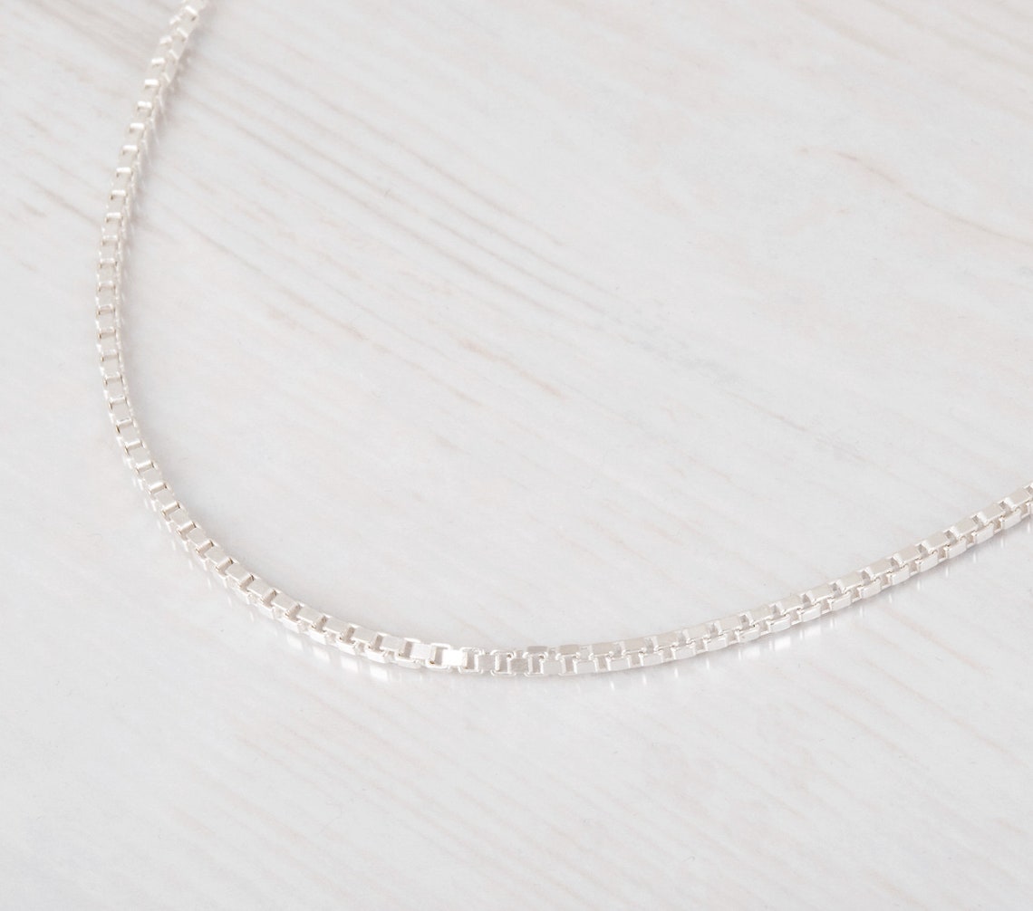 Sterling Silver Choker Necklace Short Silver Necklace Thick | Etsy