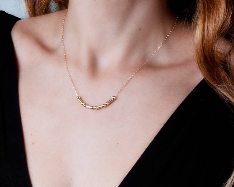 Multi Layer Necklace Sterling Silver Set of 2 Necklaces Gold - Etsy