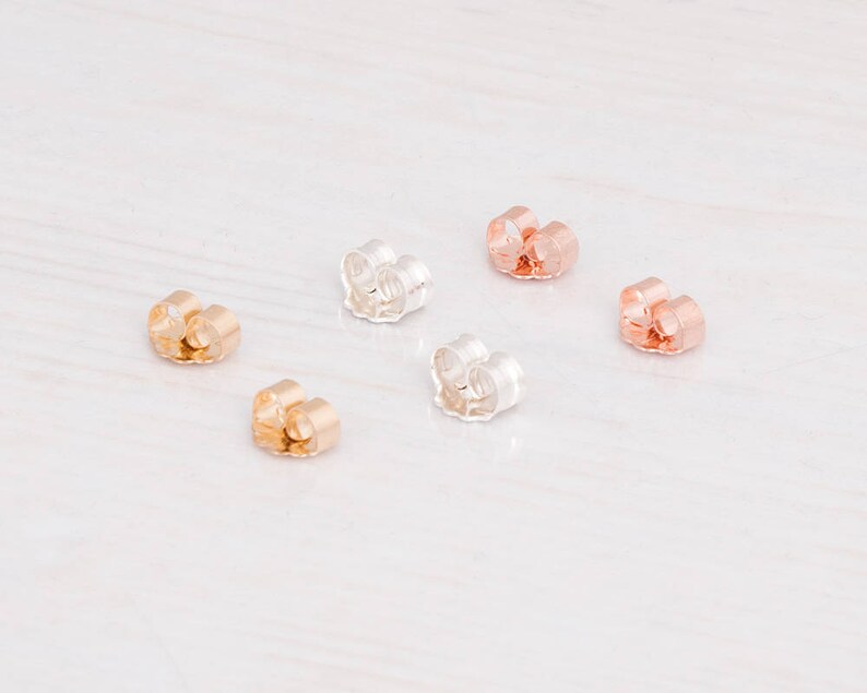 Butterfly Post Earring Backs Sterling Silver 14k Gold | Etsy