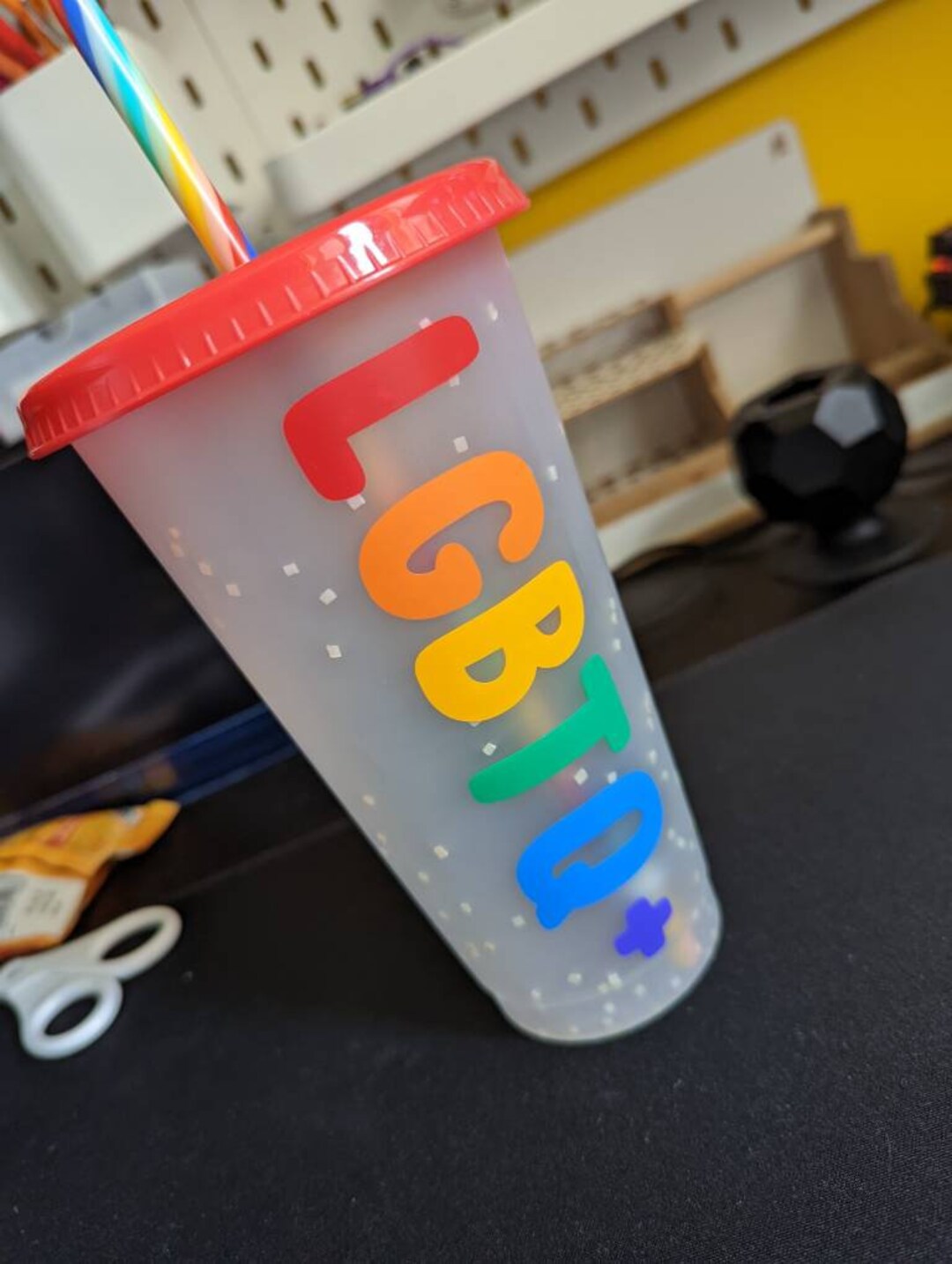 LGBTQ Confetti Cup, LGBTQ, LGBT, Gifts for Him, Gifts for Her, Gifts ...