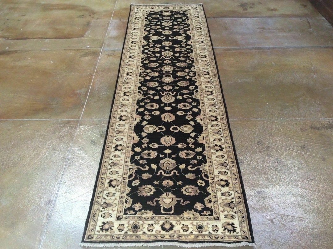 2′.9″ X 9′.6″ Tribal Hand-knotted Peshawar Chobi Runner Traditional ...