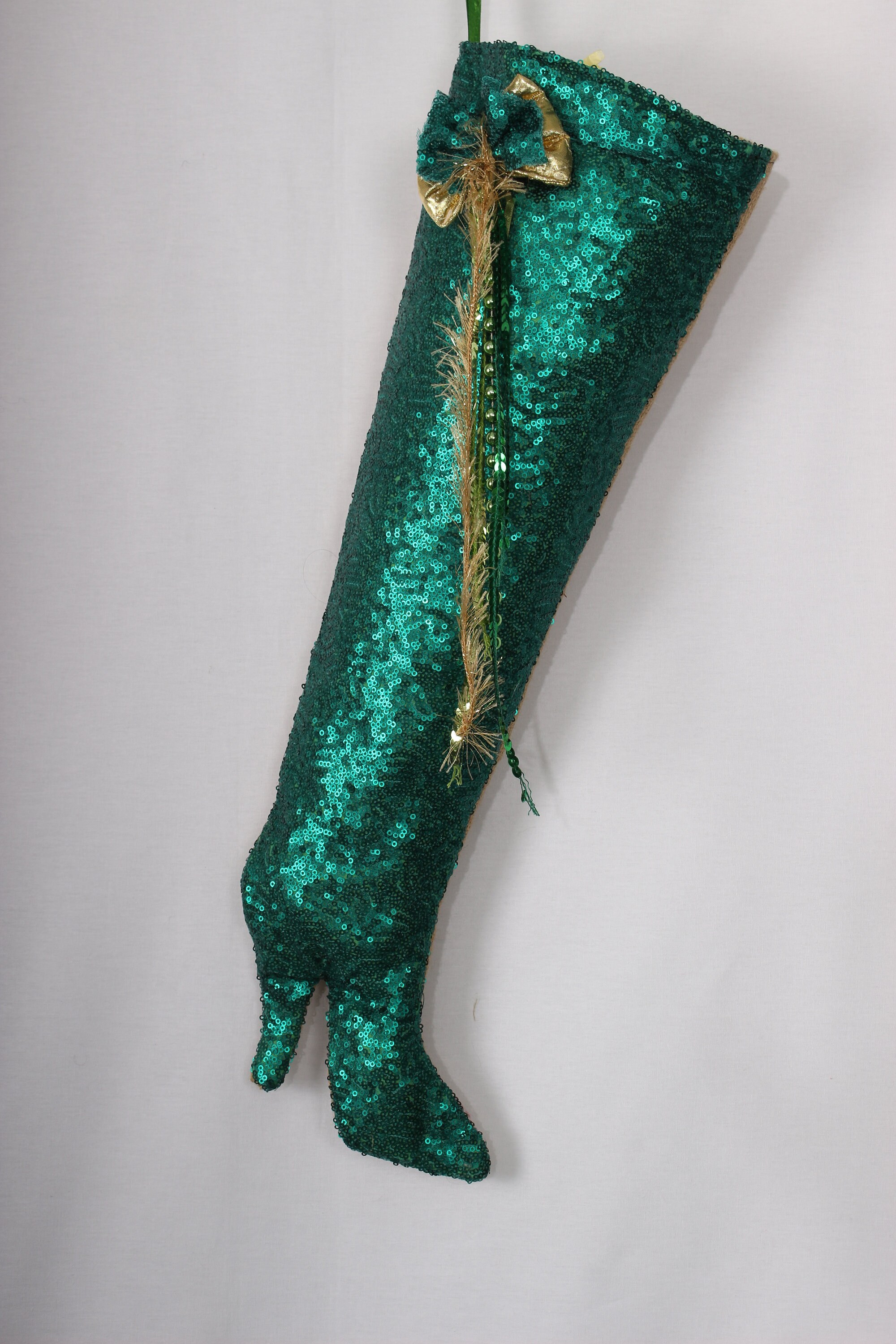 High Heel Christmas Stocking Sequin Womens Stockings - Etsy