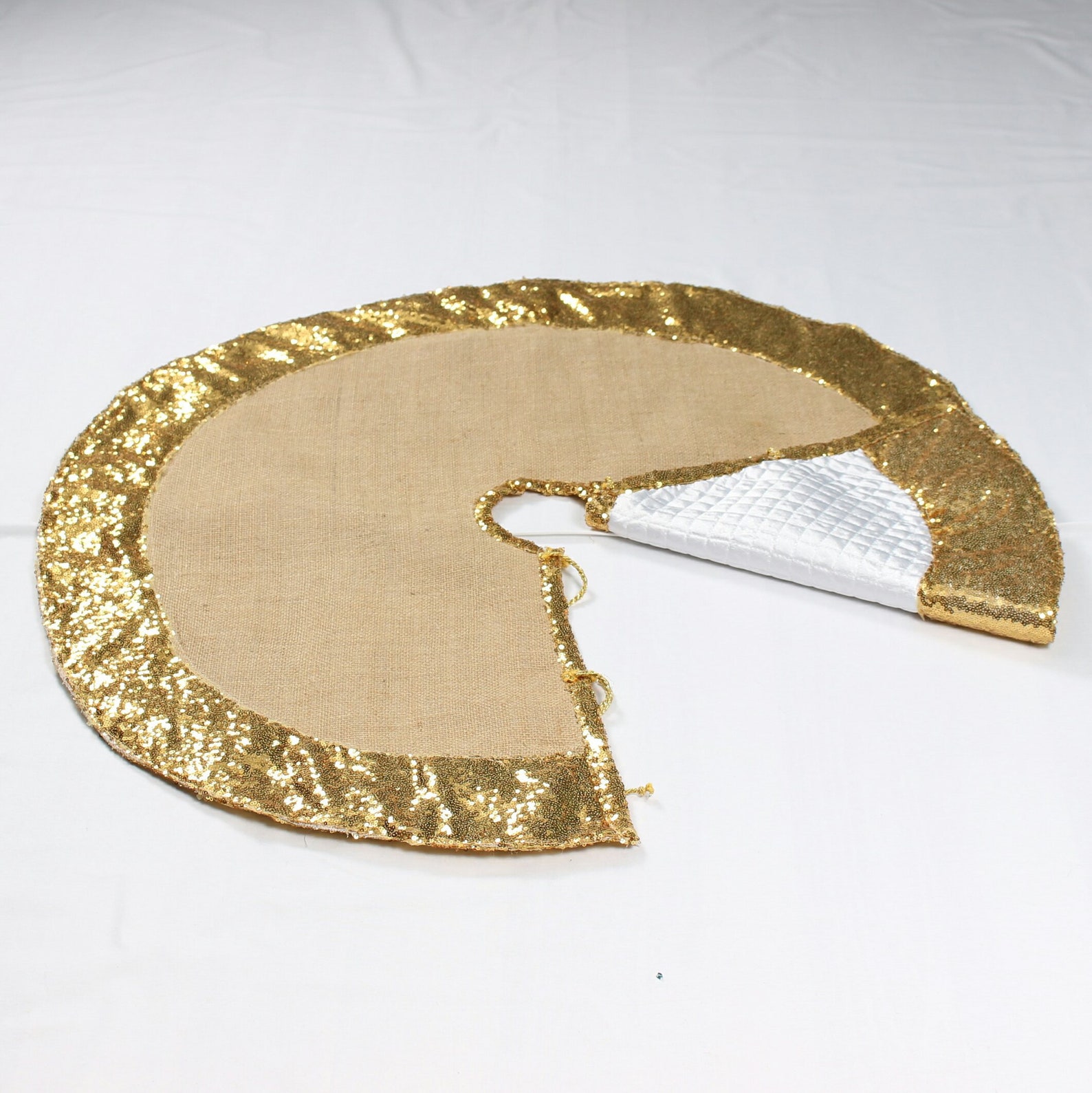 Sequin Tree Skirt Reversible Christmas Tree Skirt Red Tree - Etsy