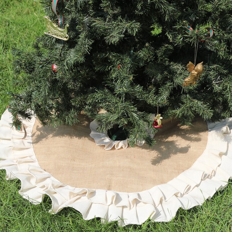Burlap Tree Skirt - Etsy