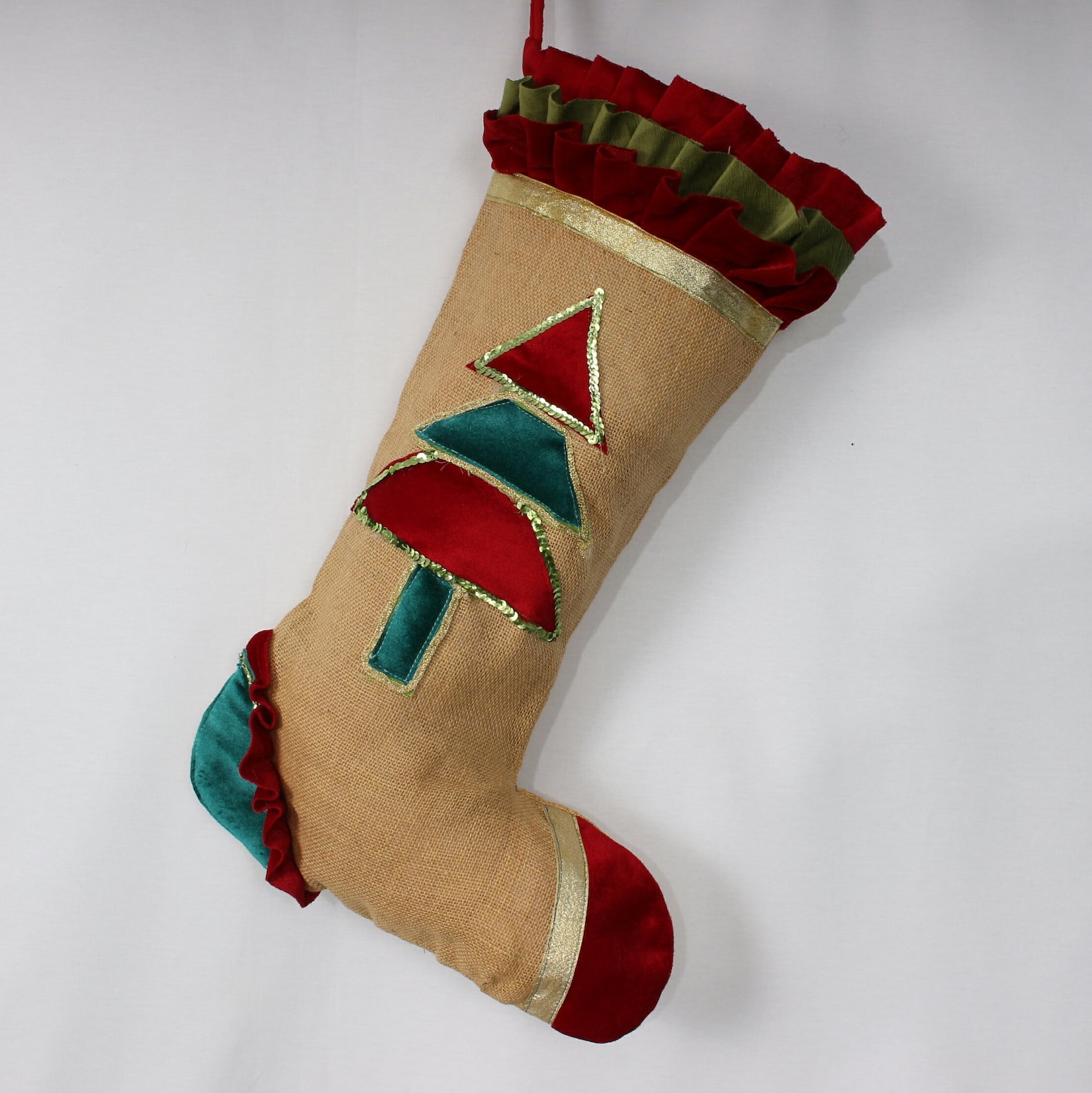 Whimsical Elf Stockings Personalized Christmas Stocking With - Etsy
