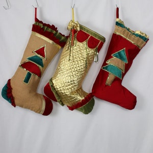 Whimsical Elf Stockings Personalized Christmas Stocking With - Etsy