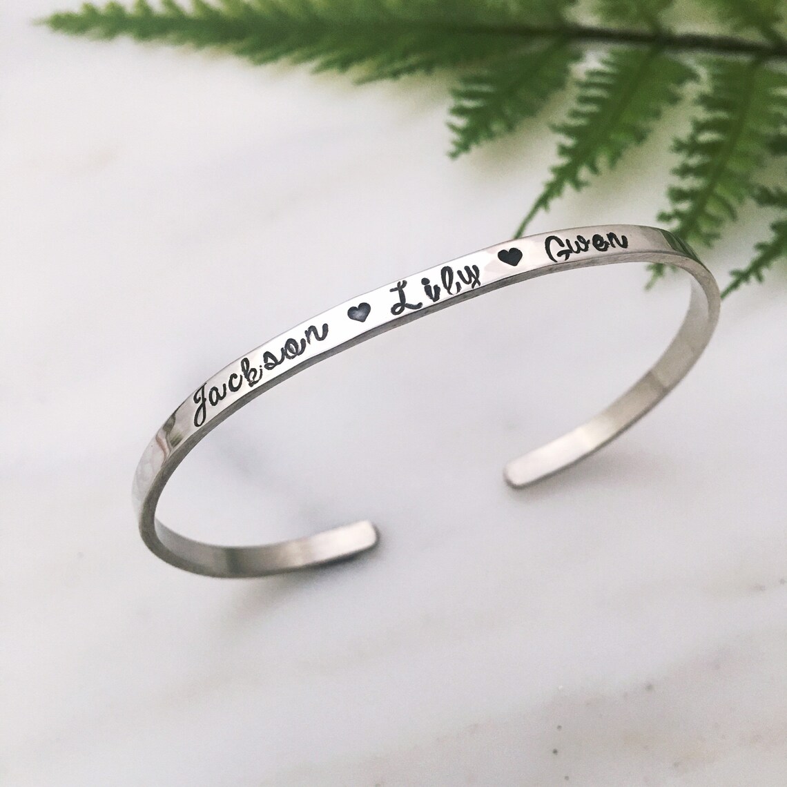 Personalized Gift for Mom Mothers Bracelet With Kids Names | Etsy