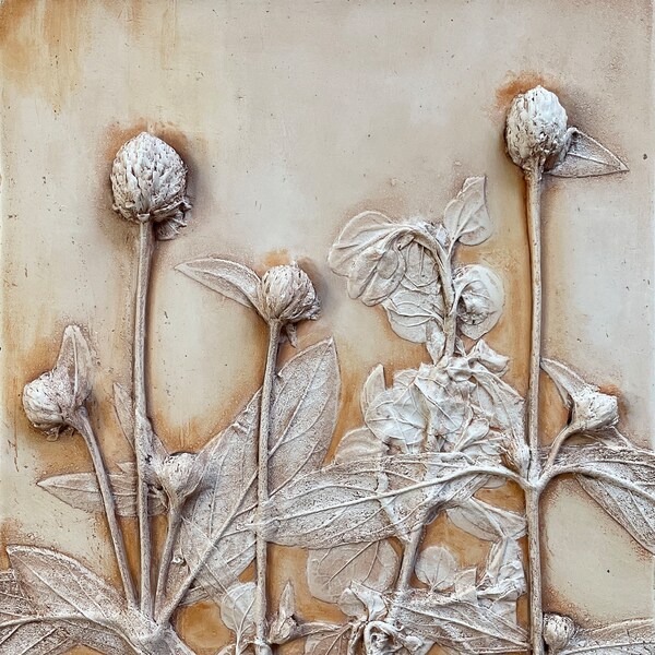 Flower Relief - Etsy
