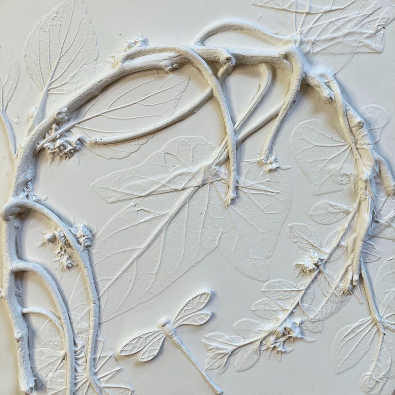 Plaster Floral Panels - Etsy