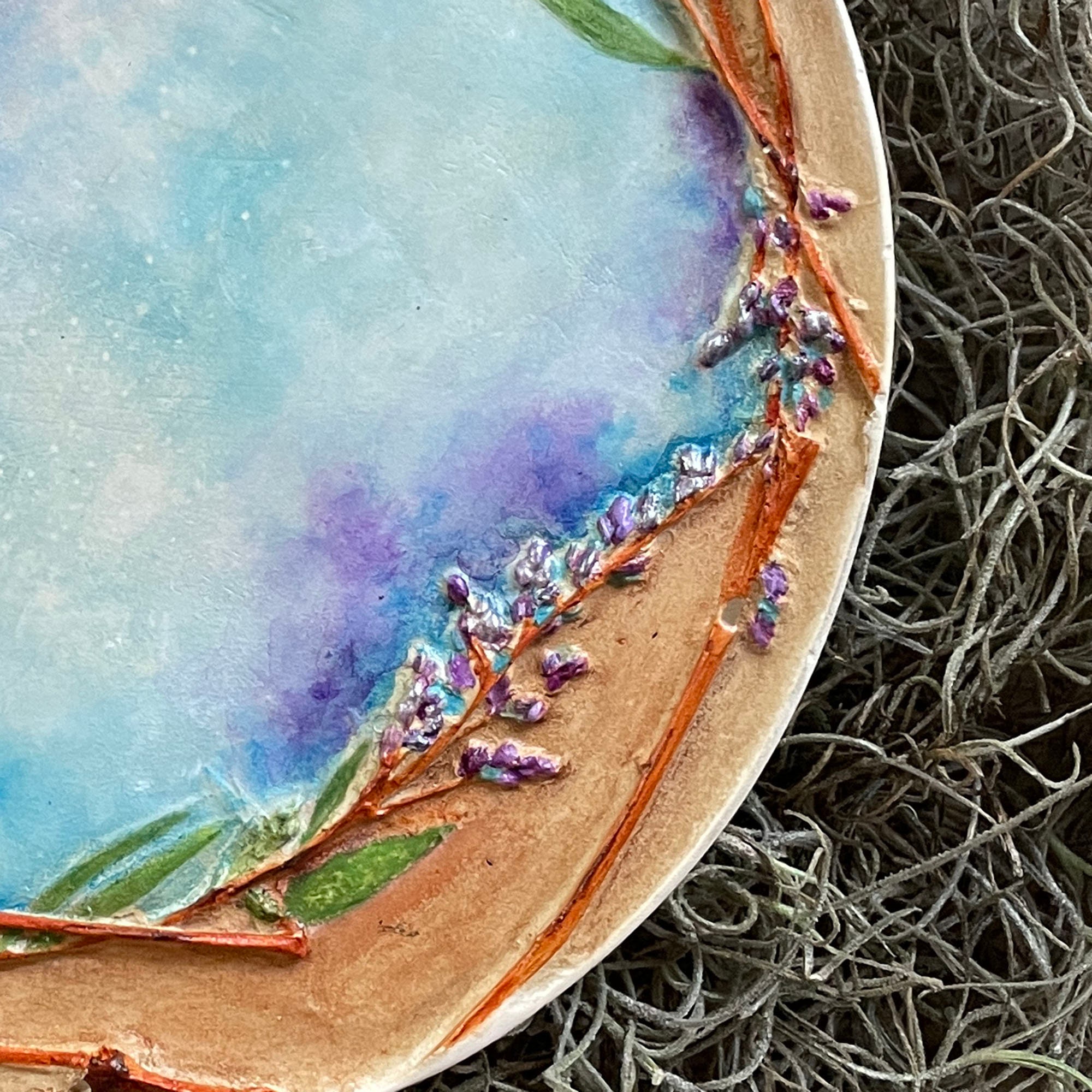 Garden Window Plaster Cast Tile Floral Botanical Bas Relief - Etsy