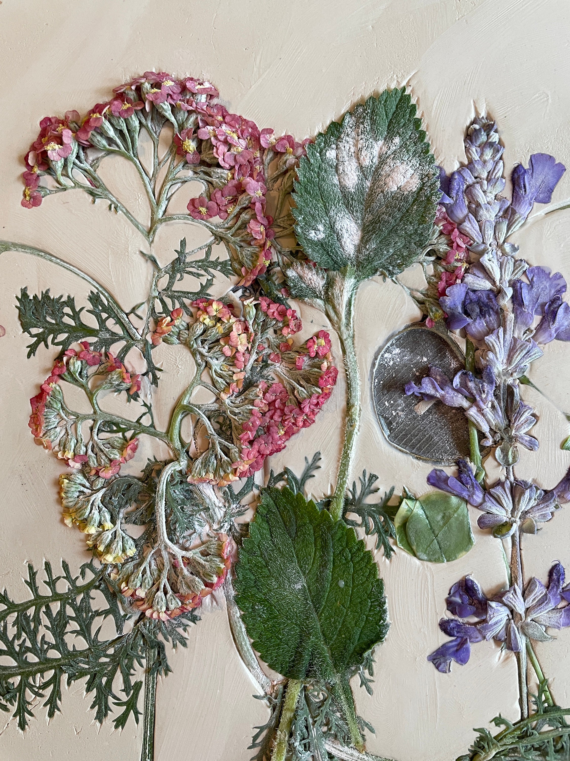 Secret Garden Plaster Wall Art Lock & Key Botanical Bas - Etsy