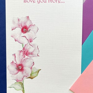 Pink Hibiscus, Personalized Writing Paper Set of 36, Women's Stationery ...