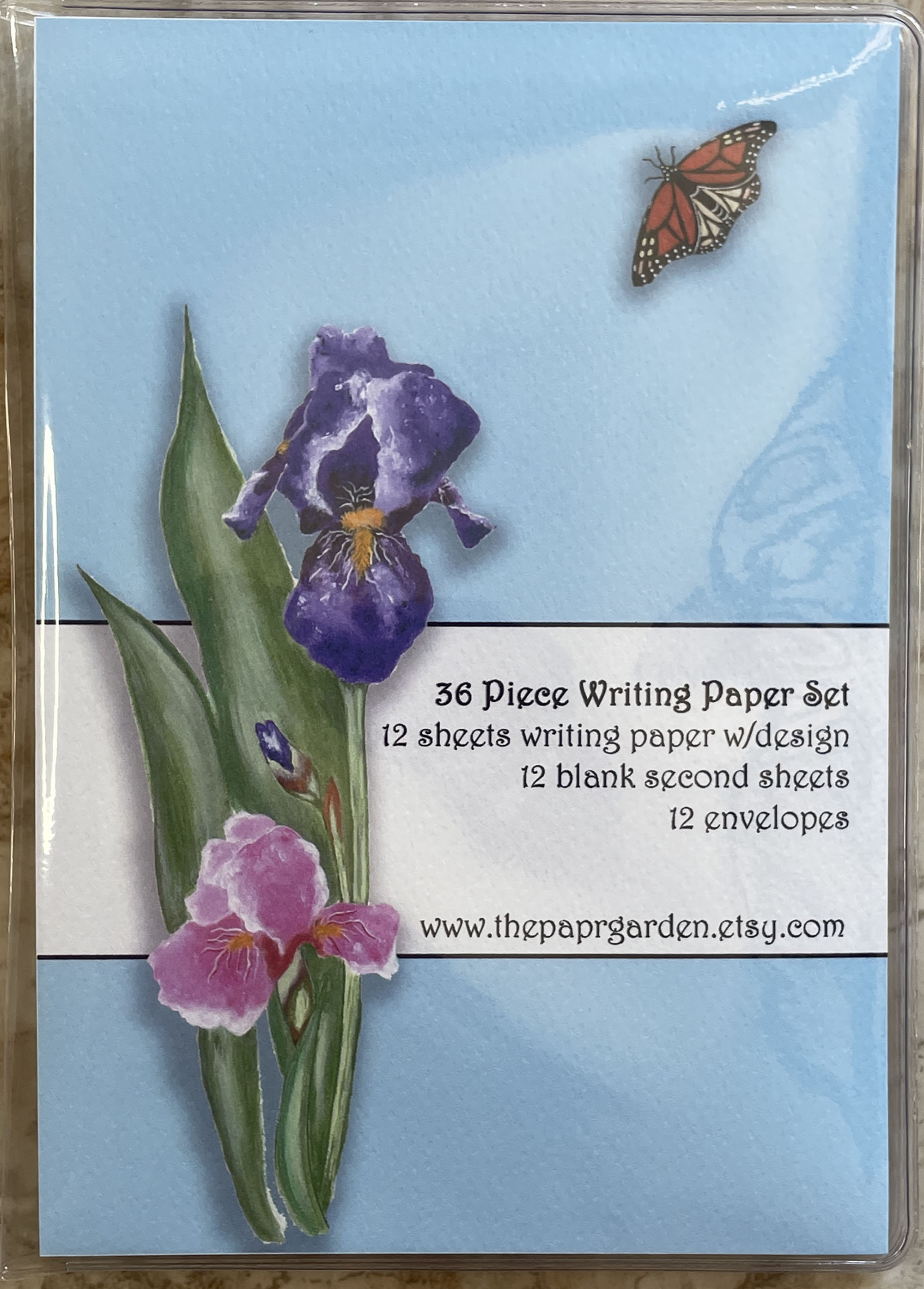 Personalized Writing Paper Set of 36, Chickadee Correspondence Sheets ...