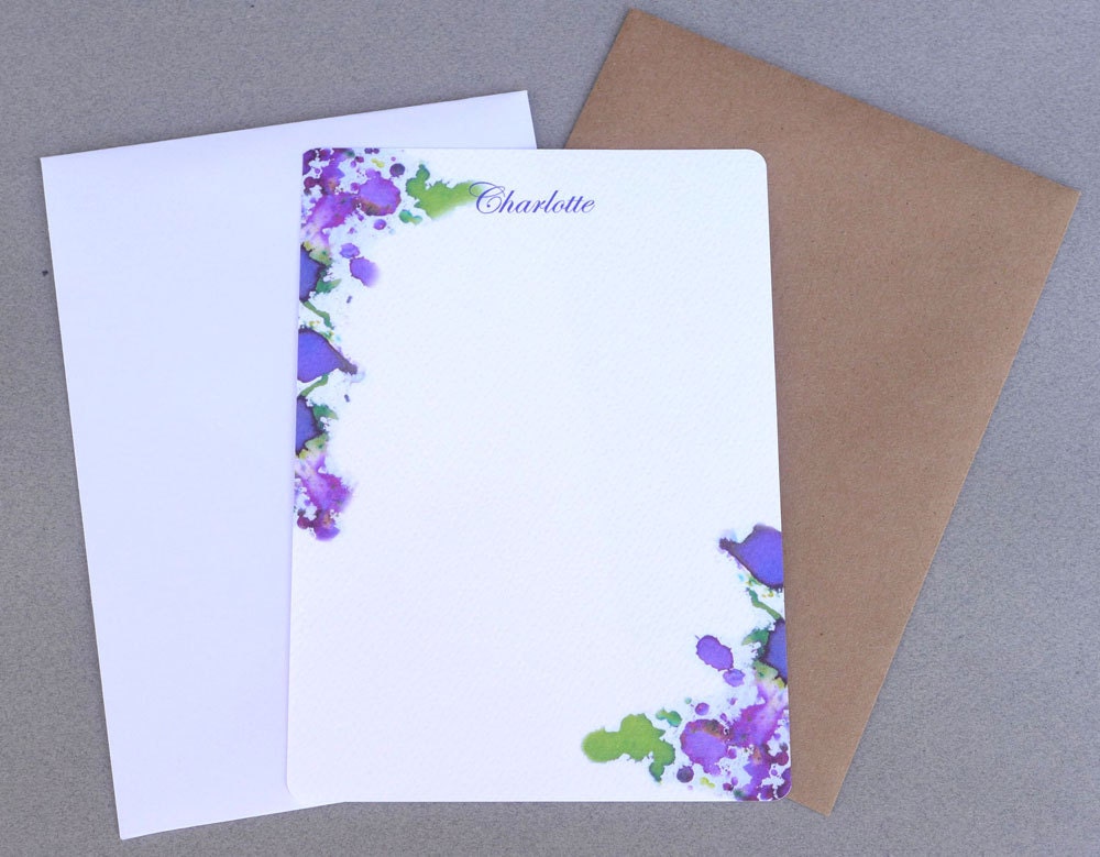 Note Cards Note Card Set Note Cards Personalized Note Card - Etsy