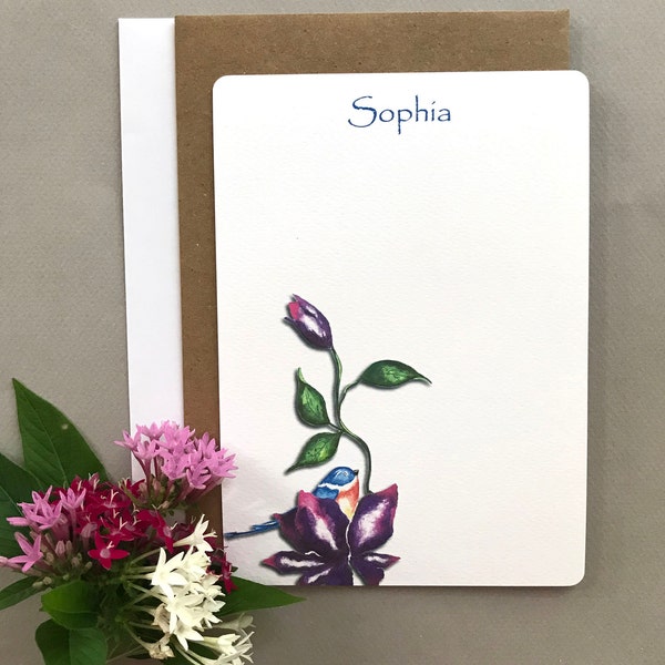 Flat Note Cards - Etsy