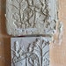 Secret Garden Plaster Wall Art, Lock & Key Botanical Bas Relief, Purple ...
