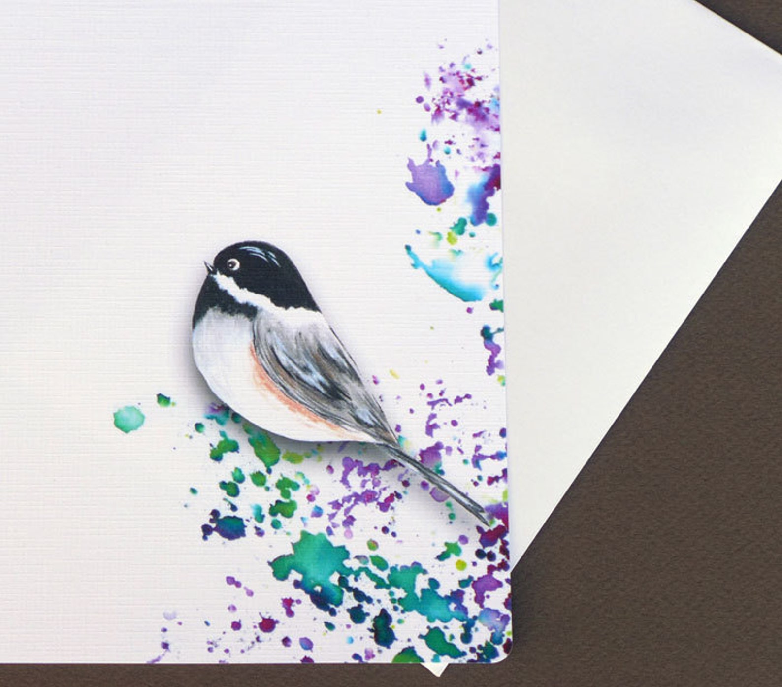 Flat Note Cards Personalized Note Card Stationery Custom - Etsy
