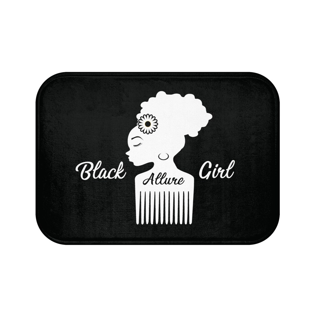 African American Art Ethnic Shower and Bath Mat Diva Decor - Etsy