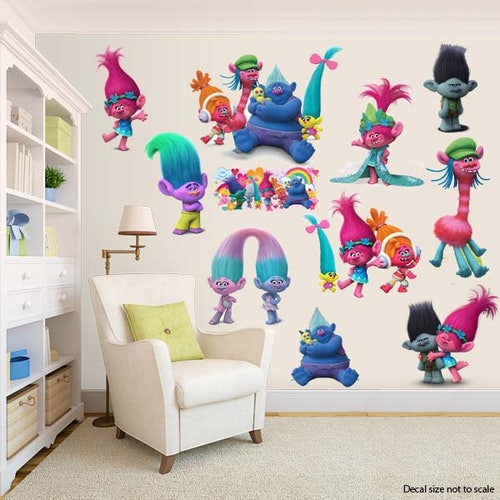 Trolls Set 1 Room Wall Plaques Set of 4 Trollss Girls Room - Etsy