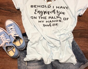 Isaiah 49 16 | Etsy