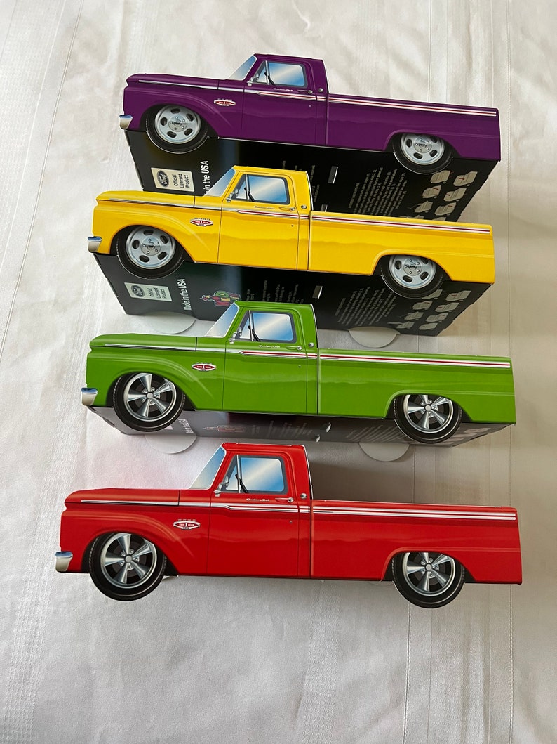 FREE SHIP 8 ~ Assorted Ford @ Chevy Cardboard Trucks Food Box Trays ...