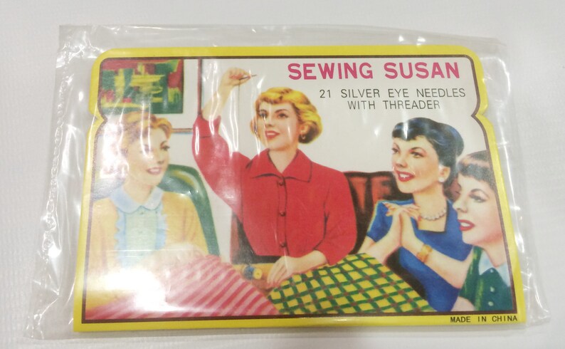 Vintage Sewing Needles Set "sewing Susan" - Etsy