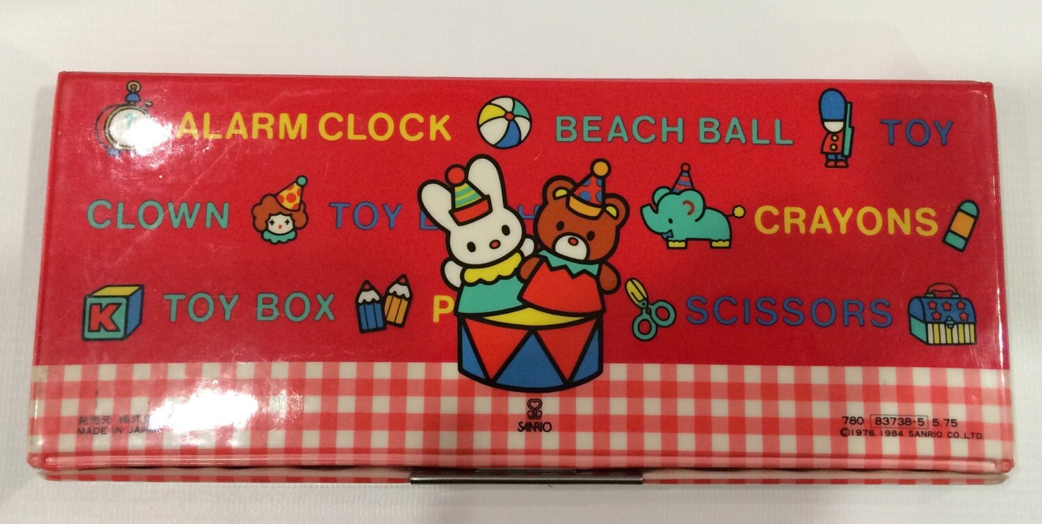 Vintage Hello Kitty Pencil Case 1984 Sanrio Made in Japan - Etsy
