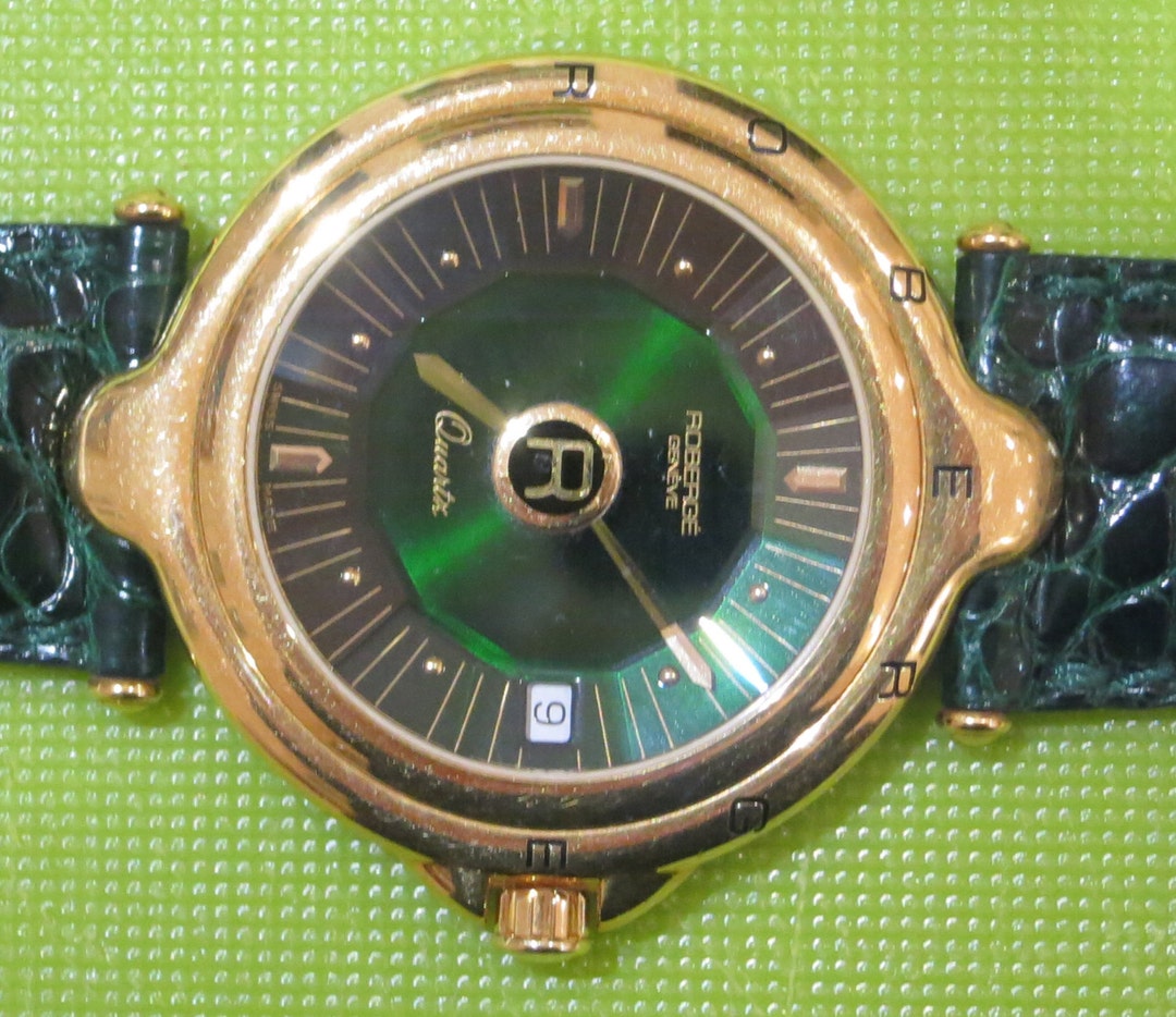Rare Limited Edition Roberge 'orbite' 18ct Gold Wriswatch - Man's ...