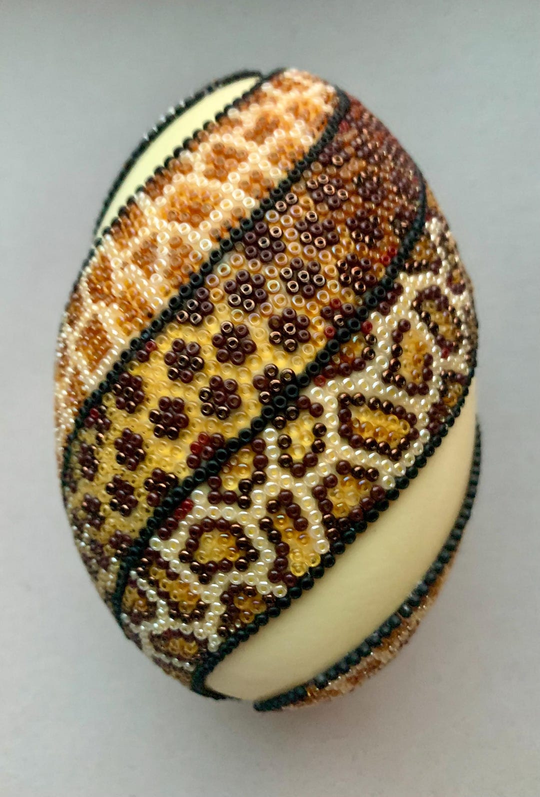 Small Rhea Egg Africa Spiral Design Leopard Cheetah Giraffe Easter Egg ...