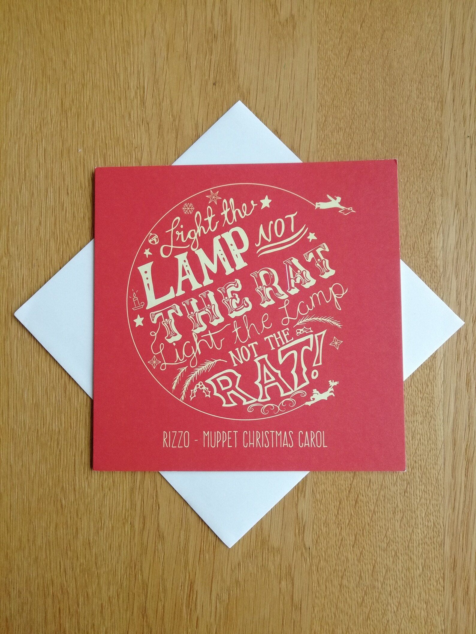 Muppet Christmas Carol Quote Christmas Card - Etsy