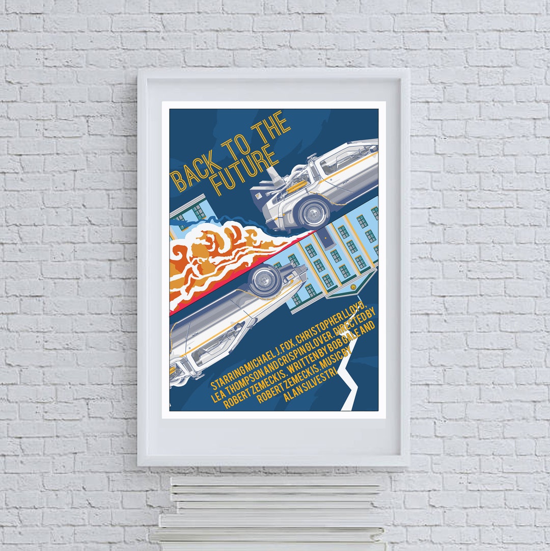 Back to the Future Poster - Etsy