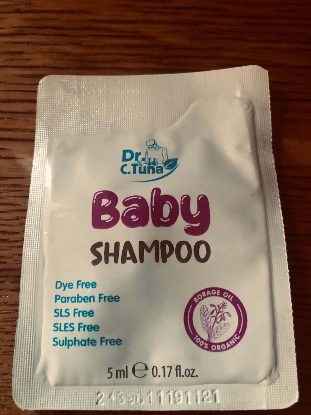 Dr. Charlie Tuna Baby Shampoo 5 Ml Sample Patch - Etsy Finland