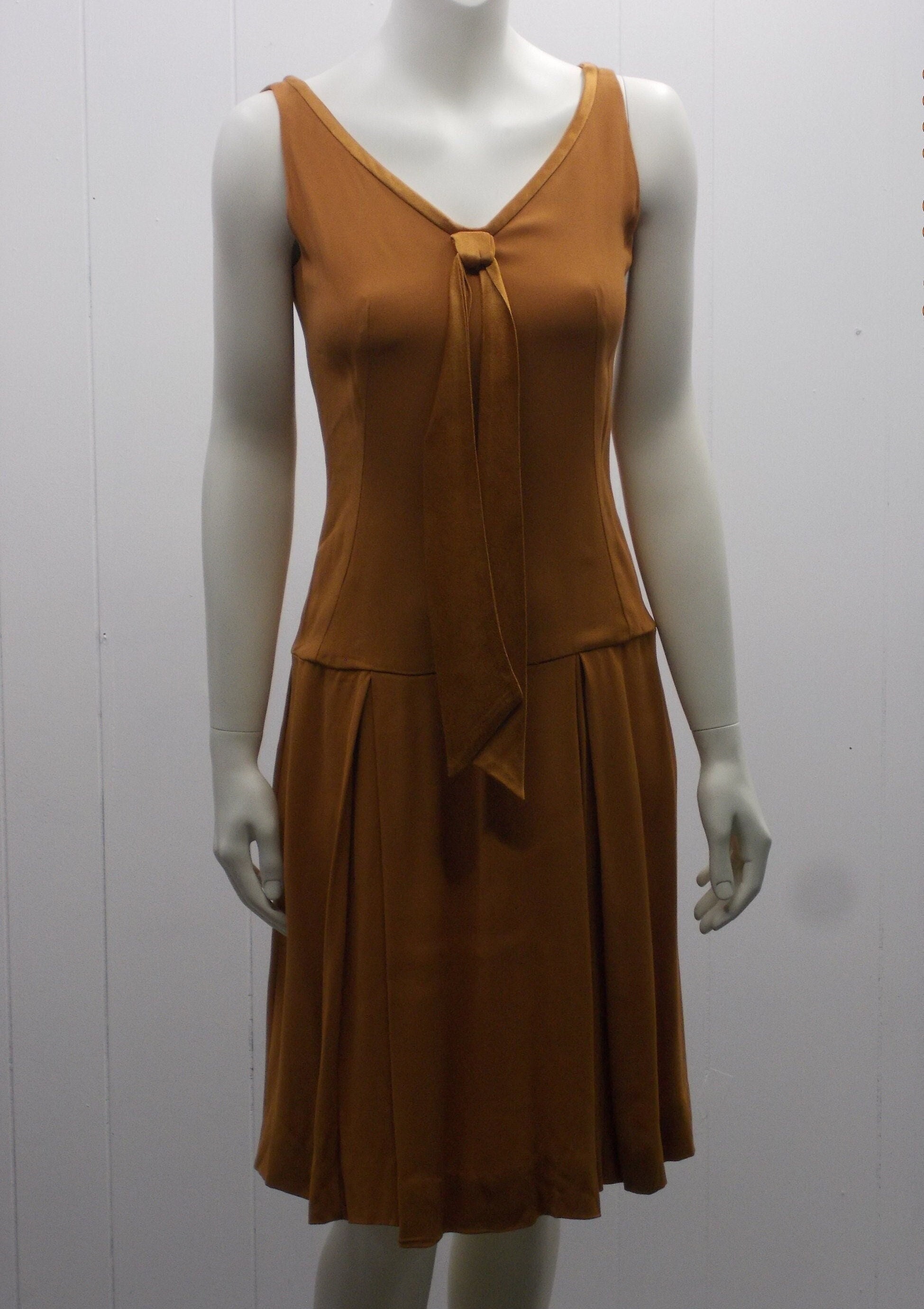 Copper Pleated Skirt - Etsy