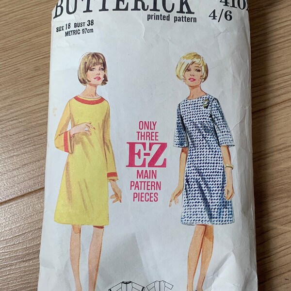 60s Dress Pattern - Etsy UK