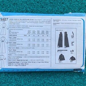 1970s Statement Sleeve Dress Pattern, True Vintage, Simplicity 8827 ...