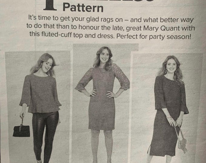 Top and Dress Pattern, Prima Sewing Pattern, December 2023 New Unused ...
