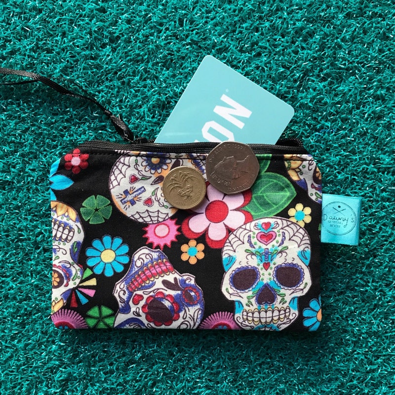 Gothic Zip Coin Purse - Etsy UK
