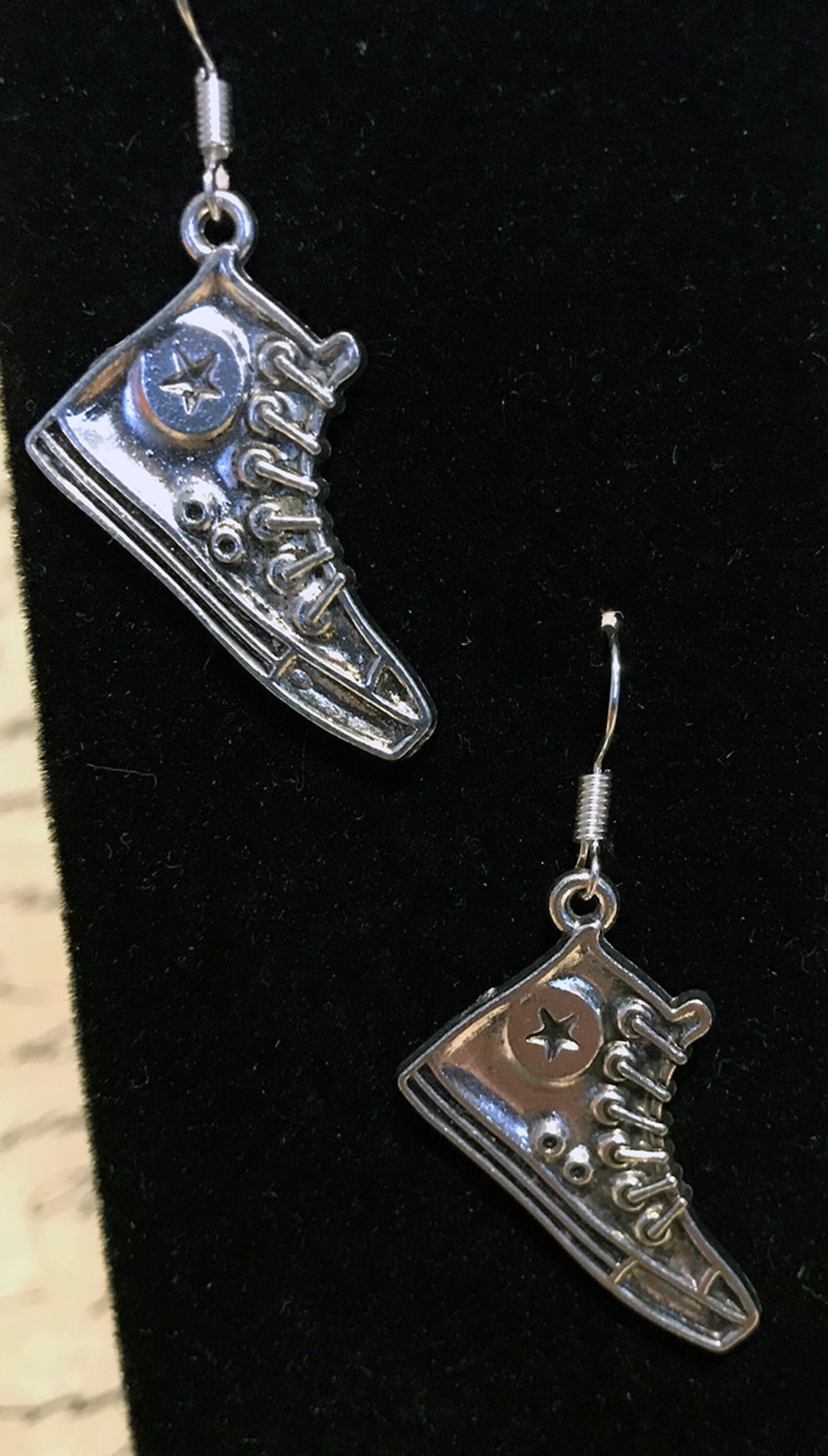 High Top Converse Sneaker Earrings - Chuck Taylor Converse All Star ...