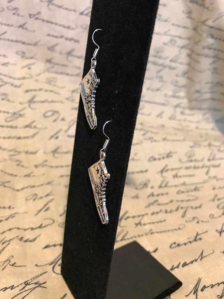 High Top Converse Sneaker Earrings - Chuck Taylor Converse All Star ...