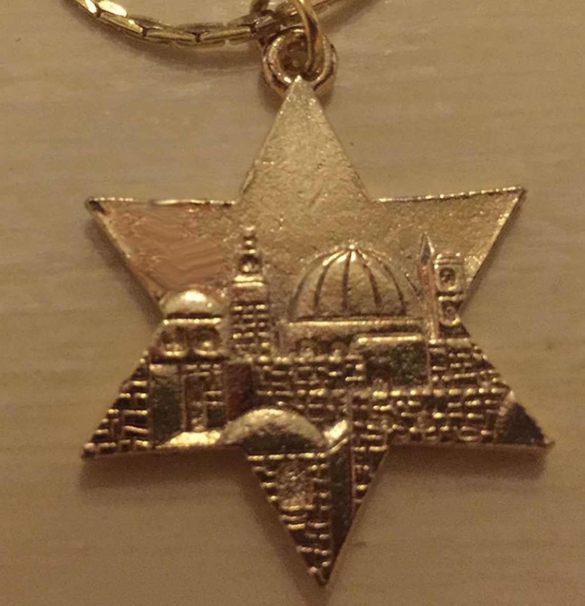 Jewish Star Jewelry Set Jerusalem Skyline Magen David - Etsy