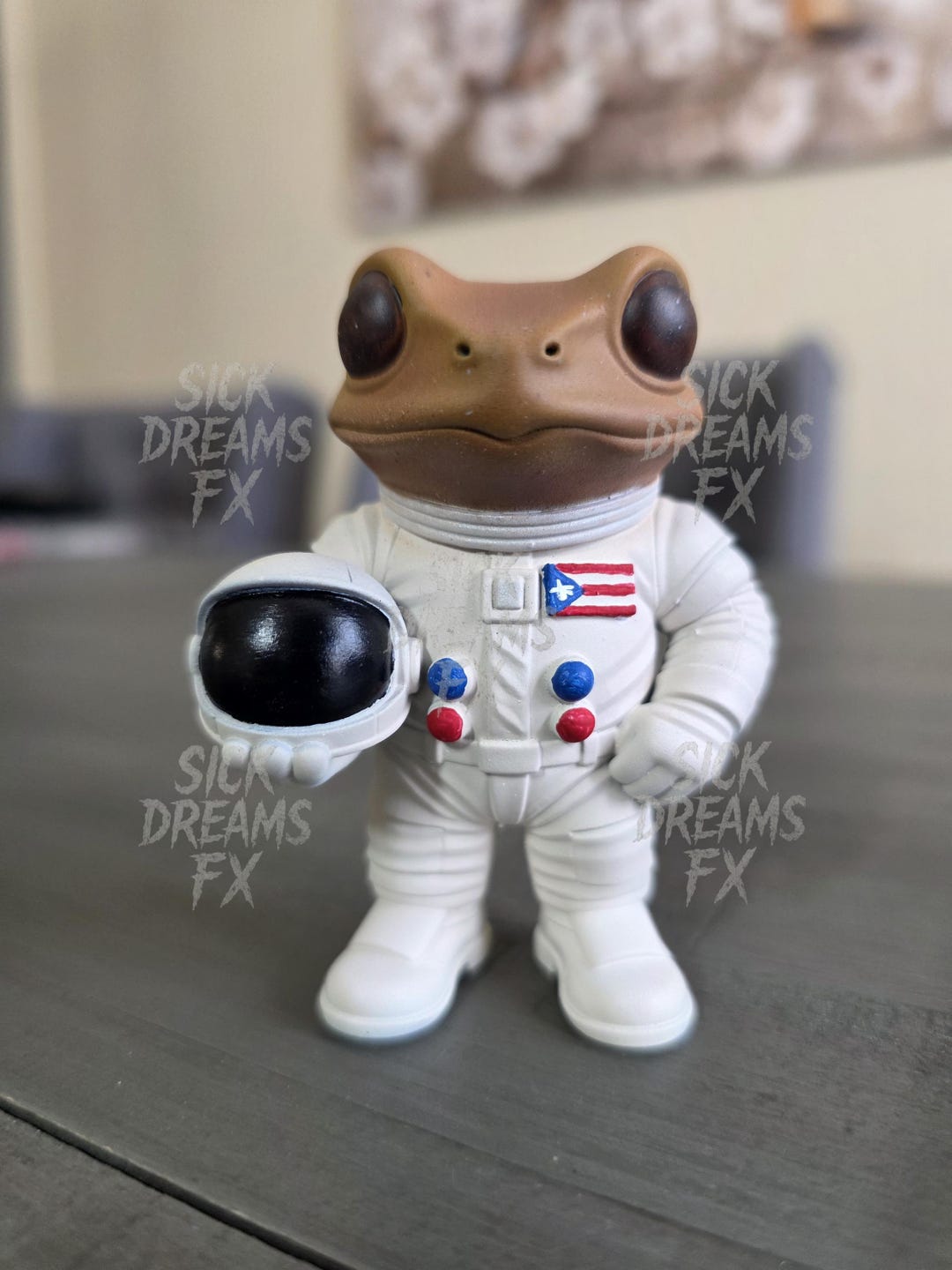 Puerto Rican Coquí Astronaut Figurine | Honoring NASA Astronaut Joseph ...