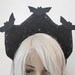 Black Gothic Bat Crown,gothic Headpiece, Halloween Costume,wgt - Etsy