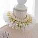 Historical Satin White Elizabethan Ruff With Black Lace - Etsy