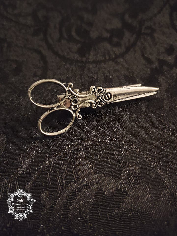 Victorian Scissors Hairclip victorian Gothic | Etsy