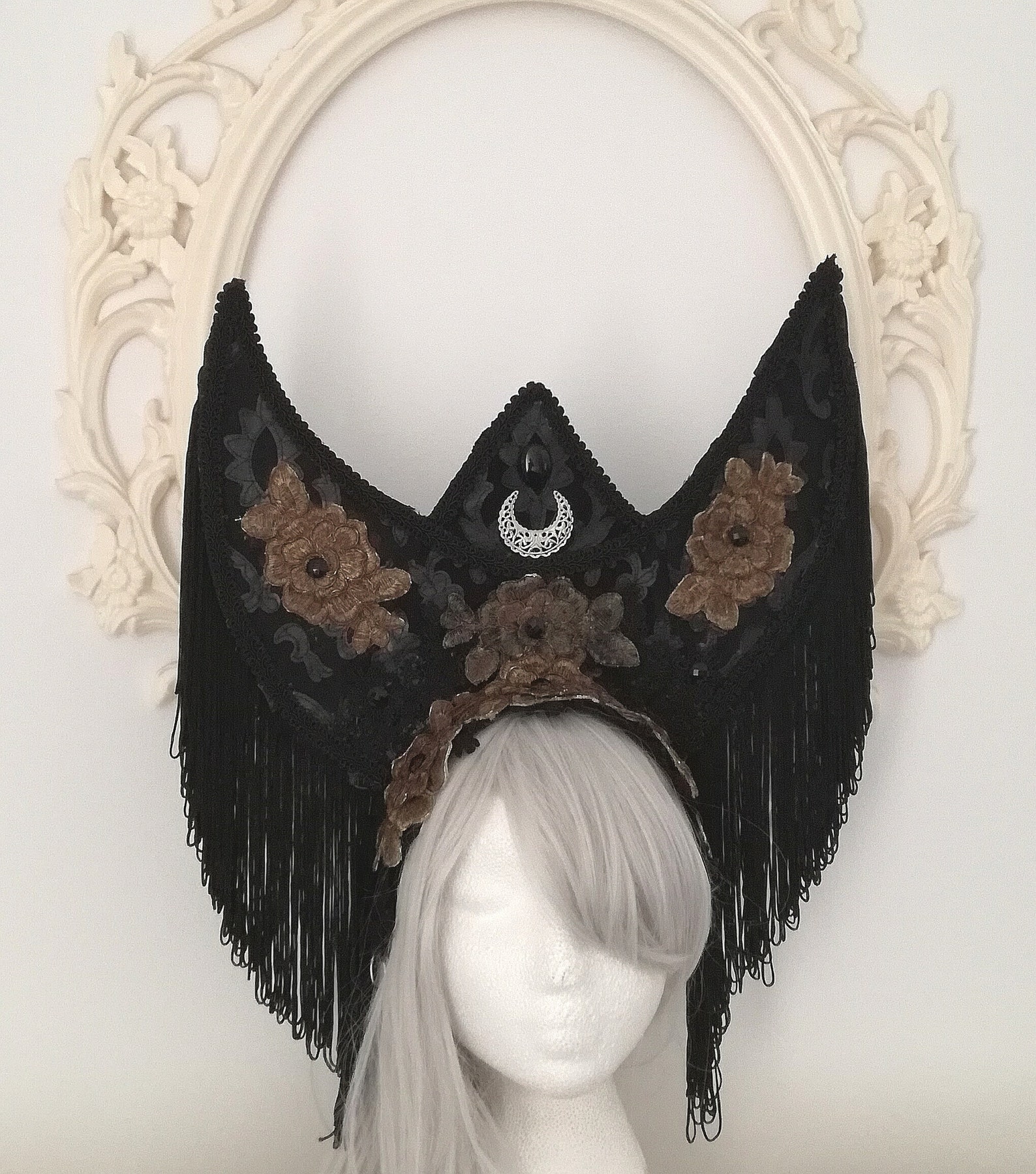 Pandora Headdress,gothic Fantasy Headpiece,gothic Accessories,wgt,ready ...