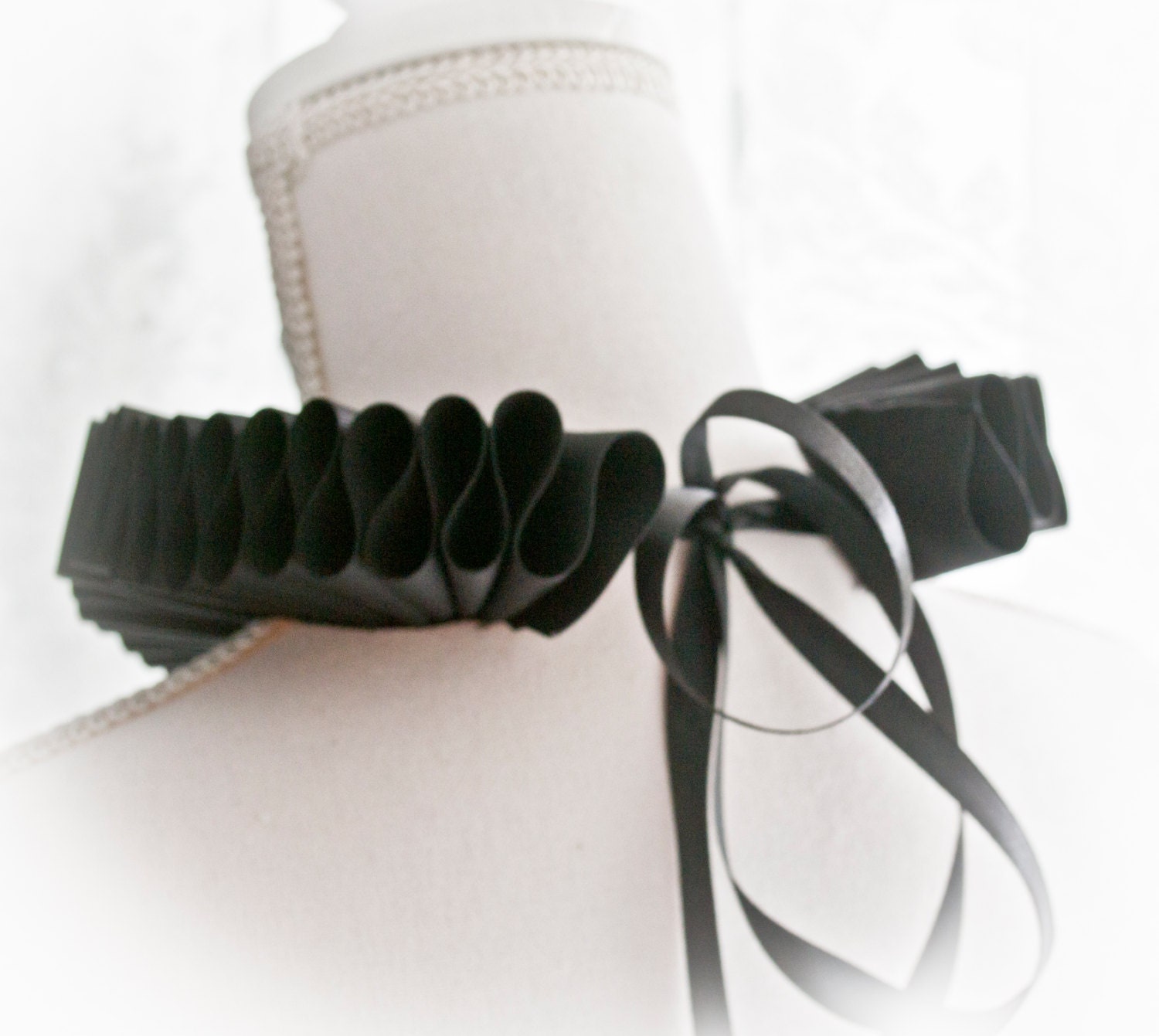 Black Elizabethan Ruff Collar-costume Collar-elizabethan Ruff ...