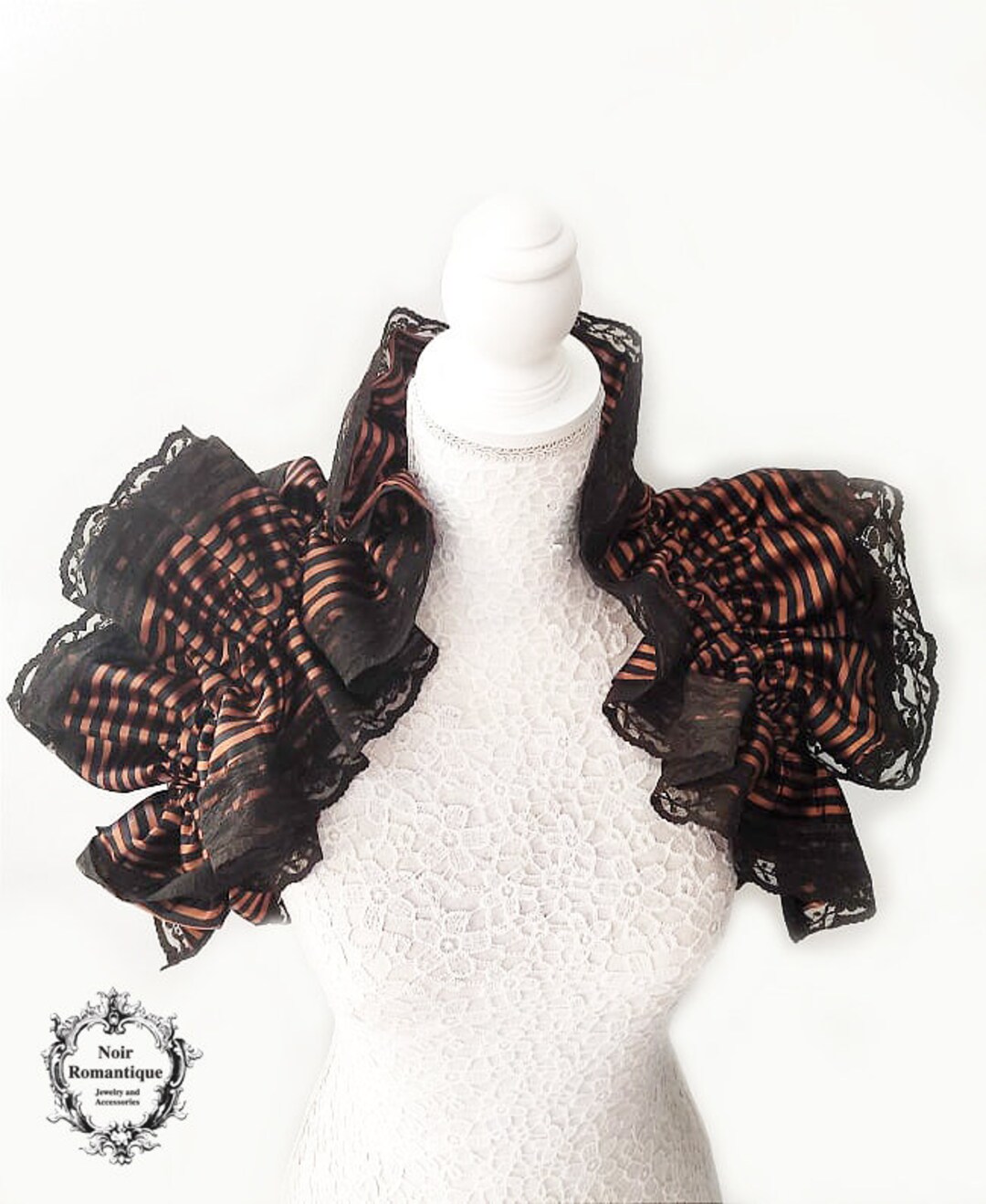 Steampunk Brown Bolero/shrug -steampunk Accessories-brownblack With ...