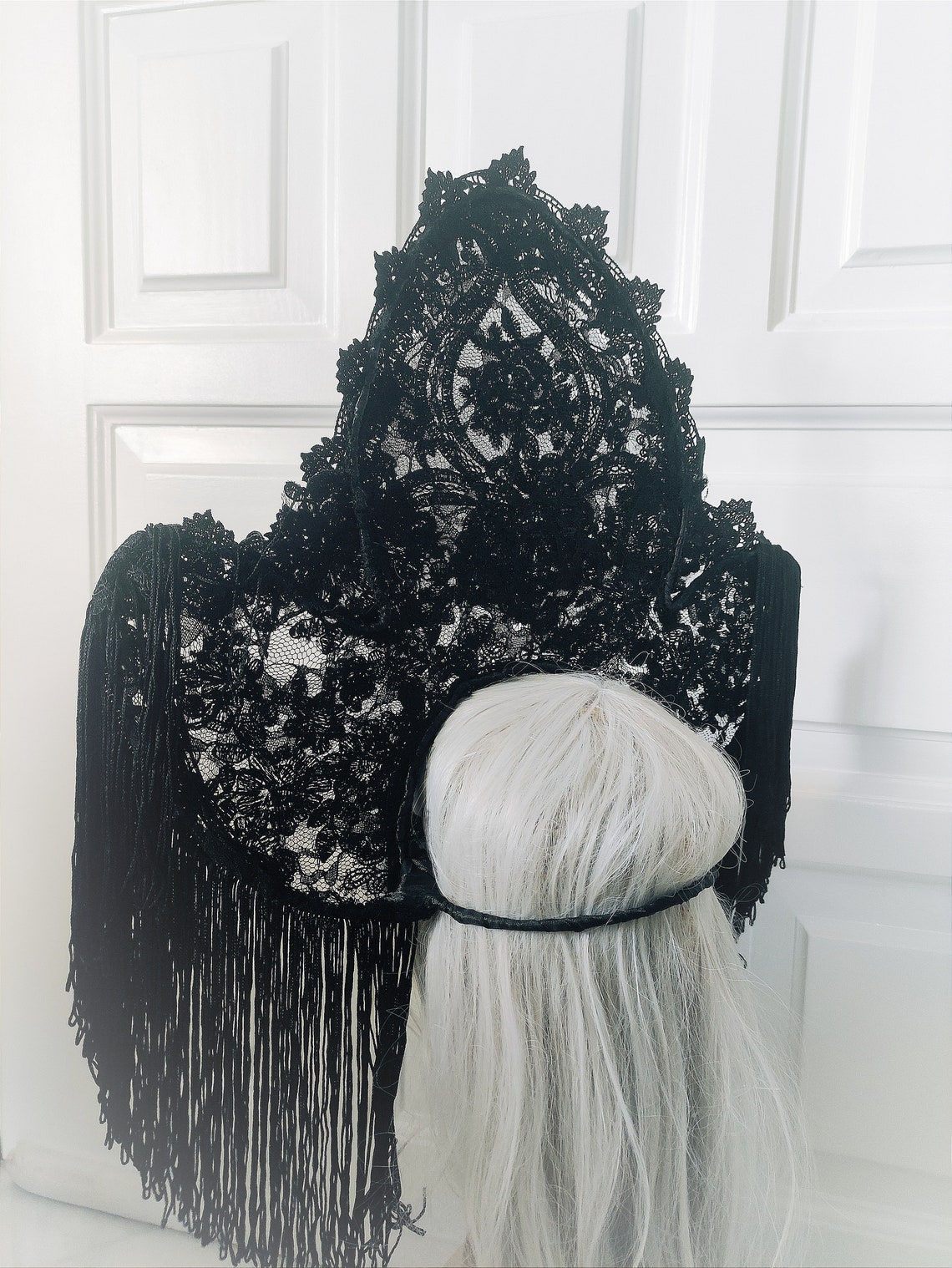 Lorena Headdress-gothic Headpiece,wgt Headpiece,halloween Costume ...