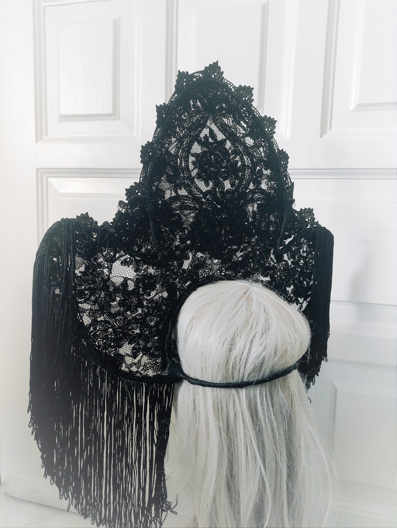 Lorena Headdress-gothic Headpiece,wgt Headpiece,halloween Costume ...
